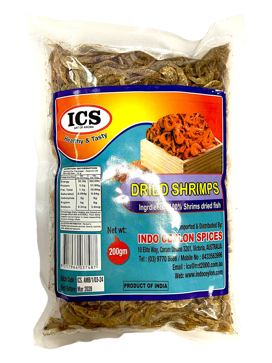 DRIED SHRIMP (ICS) - 200G – Hindustan Imports